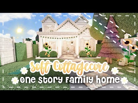 Soft Cottagecore Aesthetic One Story Family Home Speedbuild and Tour - iTapixca Builds
