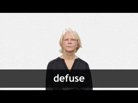 DEFUSE definition and meaning | Collins English Dictionary