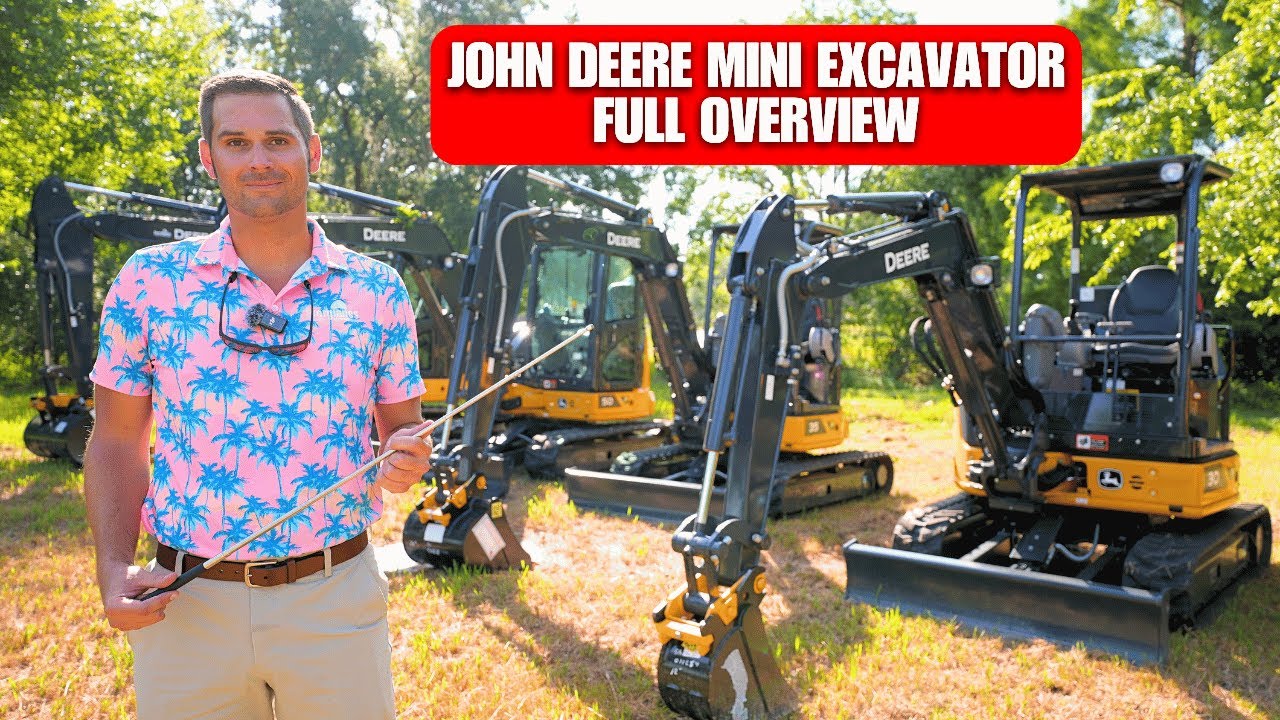 John Deere P-Tier Compact Excavators | Full Lineup Breakdown + Dig Demo