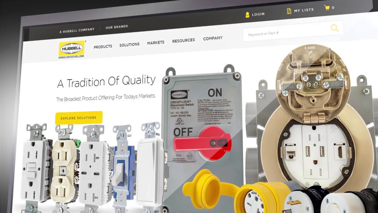 Wiring Device-Kellems : One Hubbell Web Launch