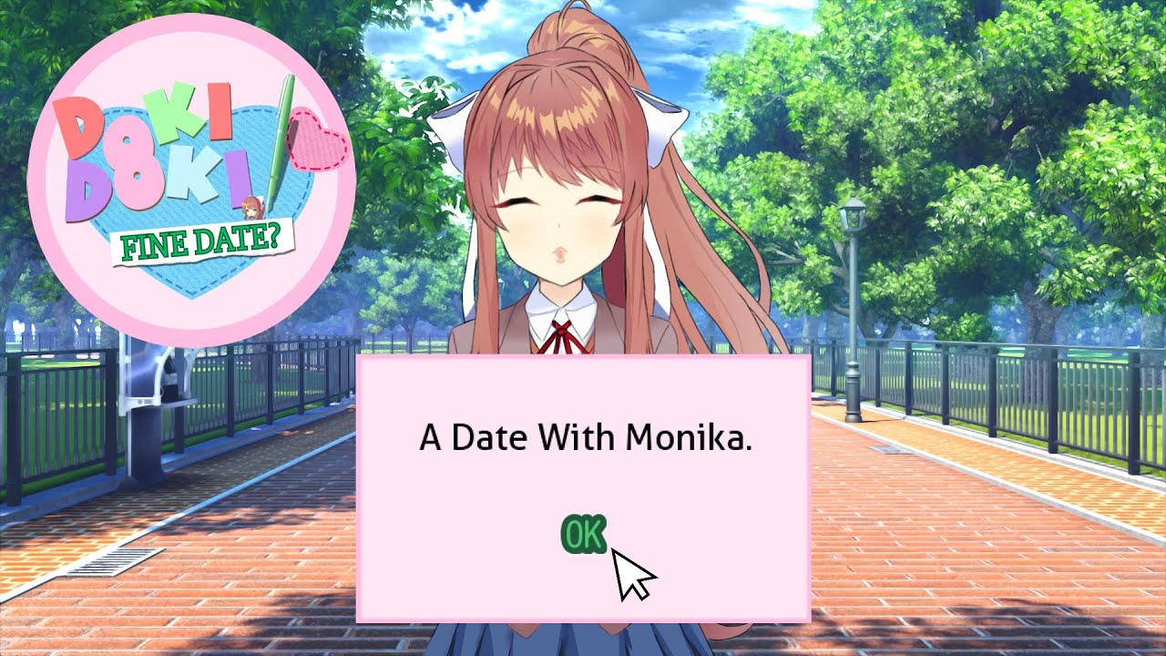 A Date With Monika!? - Fine Date (DDLC Mod)