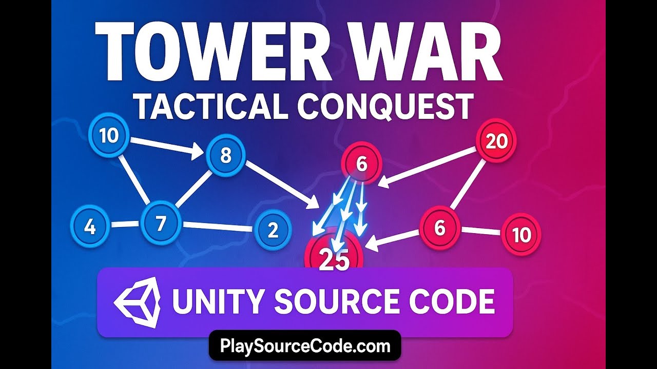Tower War – Tactical Conque Unity Source Code  – Buy & Reskin at Playsourcecode.com