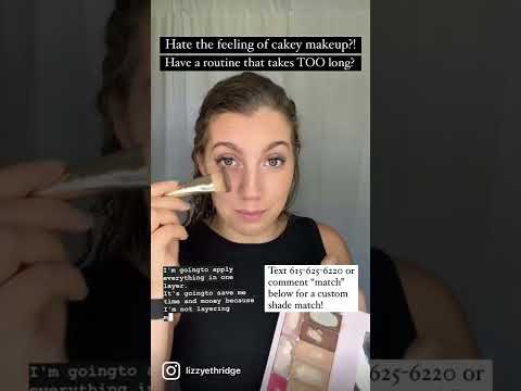 Avoid Cakey Makeup or Texture using makeup you can apply in ONE layer!
