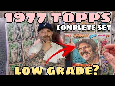 Buying a LOW GRADE 1977 Topps Baseball Card Set