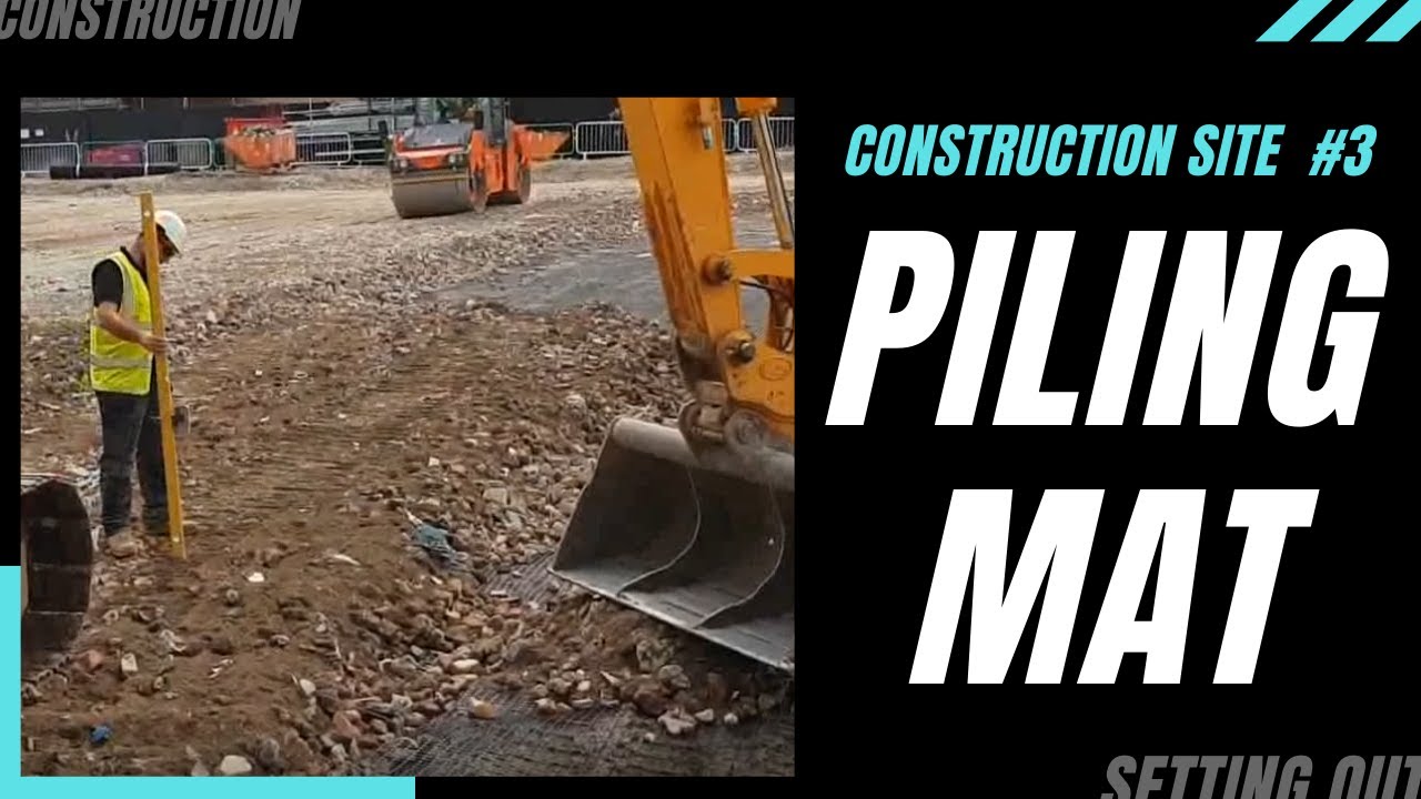 PILING MAT installation process. CBR test