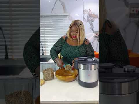 Make Ofada rice swallow with Syinix Swallow Maker