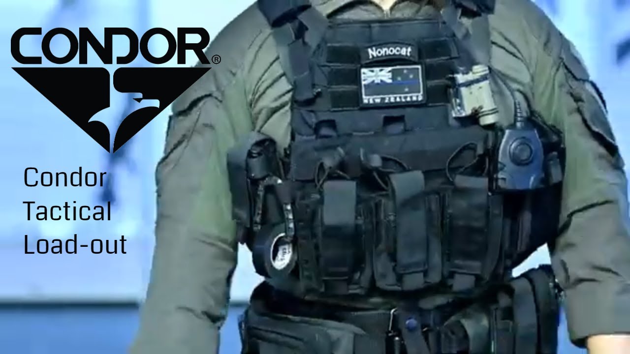 Condor Tactical Gear and pouches load-out