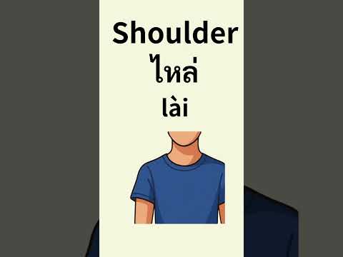 Let's learn body part names in Thai! [Short Video]