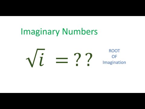 Can an Imaginary Number 𝑖 have a Square Root : √𝑖
