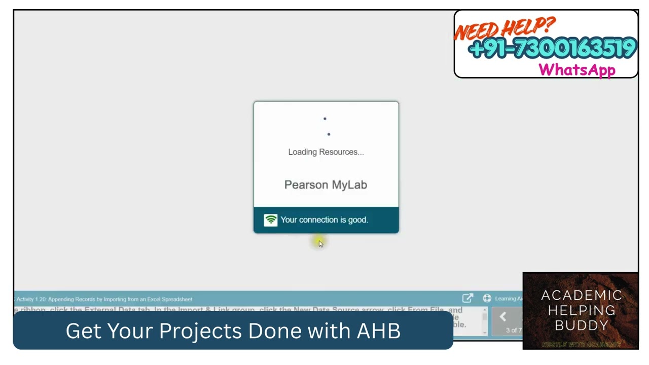 Access 1B Simulation Training | Pearson MyLab IT