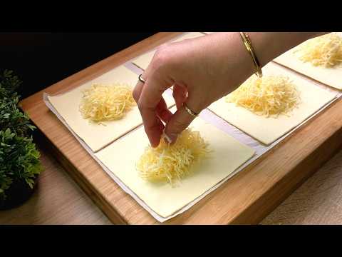 Do you have puff pastry? This cheese snack is better than anything you know!