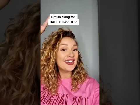 British slang for BAD BEHAVIOUR #shorts