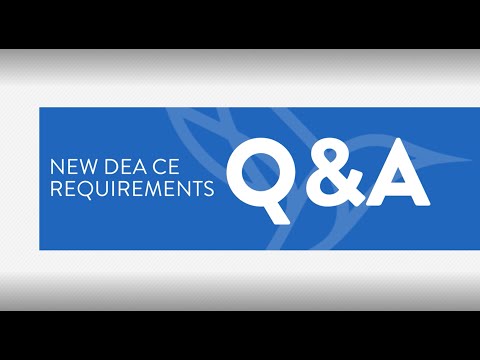 New DEA CE Requirements for NPs Q&A