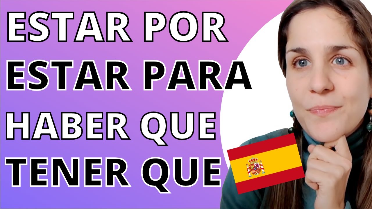 Te Muestro Cómo HABLAN los ESPAÑOLES: Perífrasis Verbales de Infinitivo ...