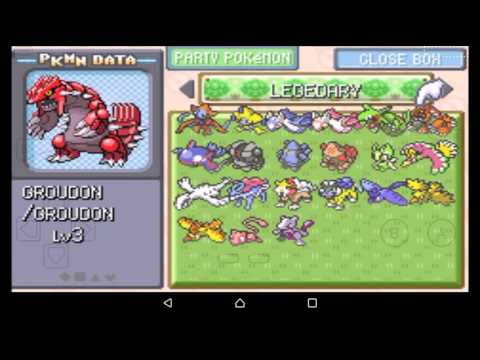 Pokemon Firered All Legendary Pokemon Cheats codes(deyoxis,jirachi,ho oh etc) myboy