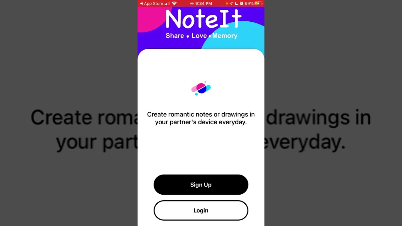 NoteIt Widget - Live Drawing (alternative) - Full App Overview