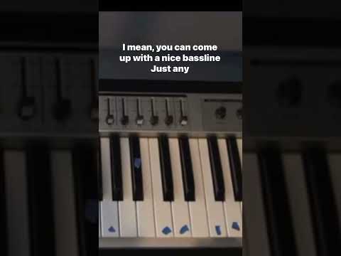 How to create keyboard bassline for beat making #shorts