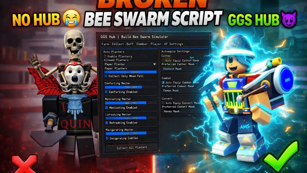 GGS Hub REWORK Is HERE! 🚀 | BEST Bee Swarm Simulator Script (Auto Farm, OP GUI)