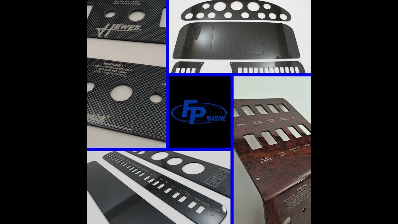 FP Marine manufactures the highest quality replacement dash panels for all major boat brands!