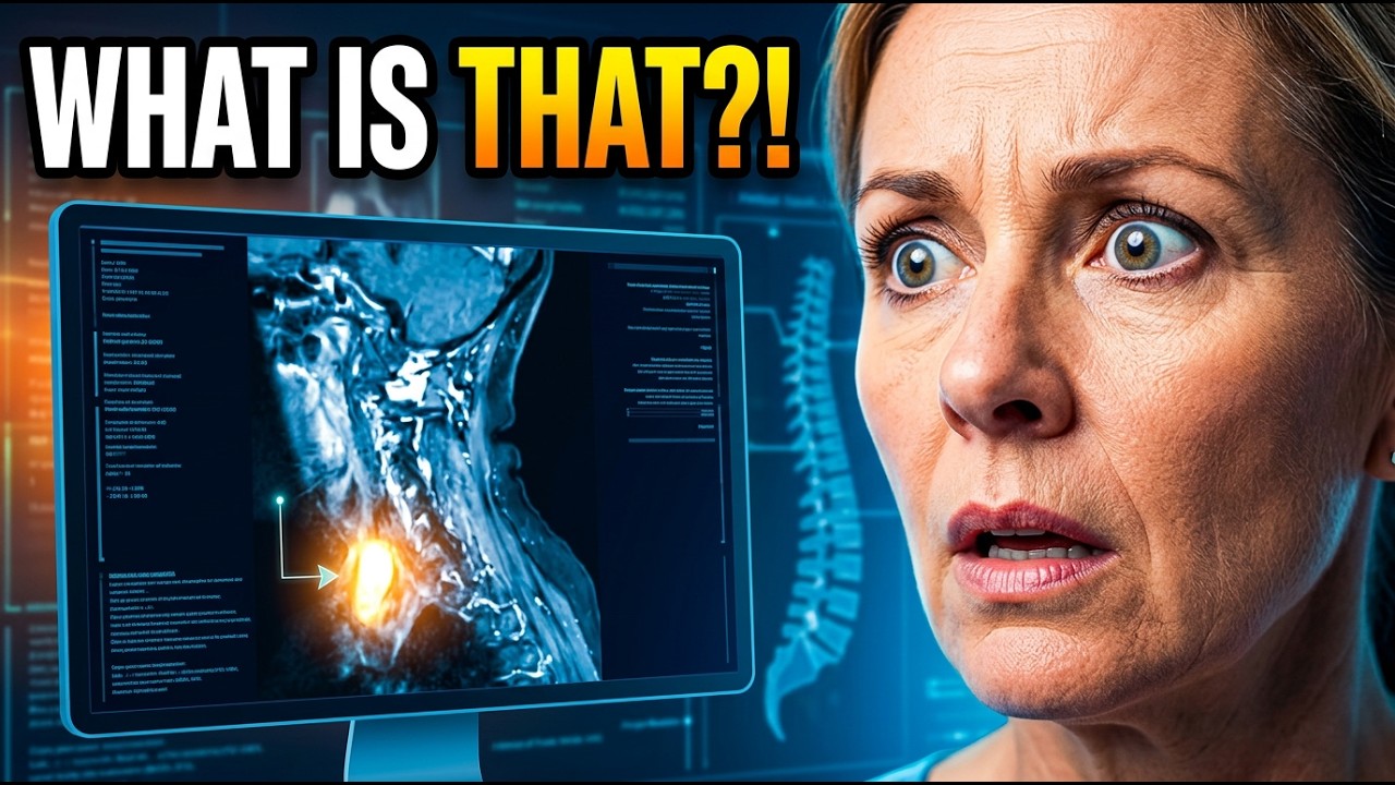 MRI Shows Cervical Spine Sagittal Plane | 4K
