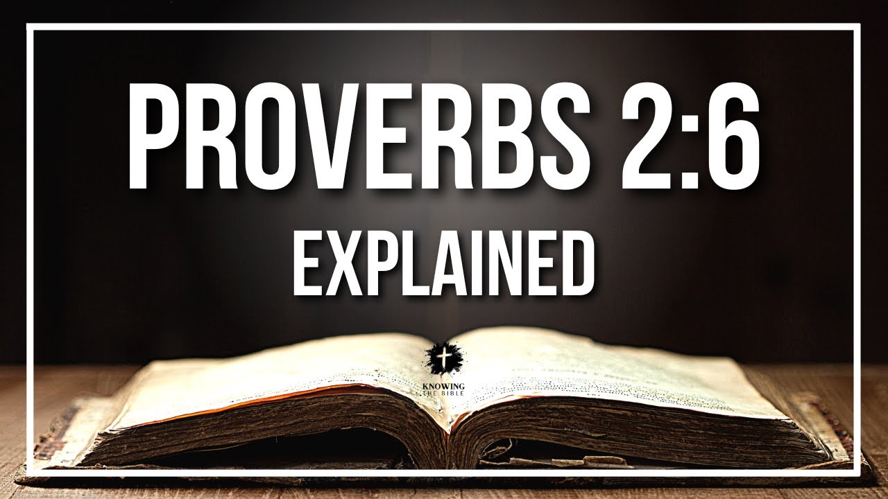 PROVERBS 2:6 Explained - What Does The Bible Verse PROVERBS 2:6 [KJV] REALLY Mean?