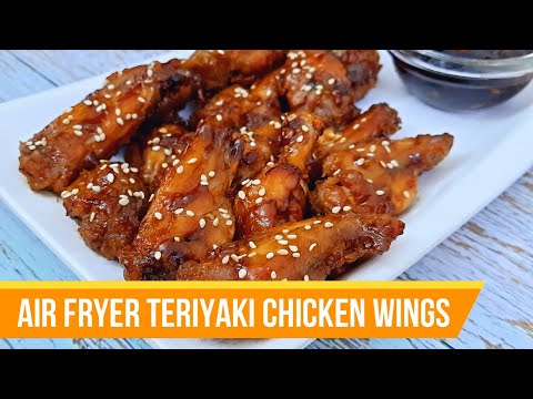 Air Fryer Teriyaki Chicken Wings Recipe | Teriyaki Chicken Wings in Air Fryer | Air Fryer Recipe