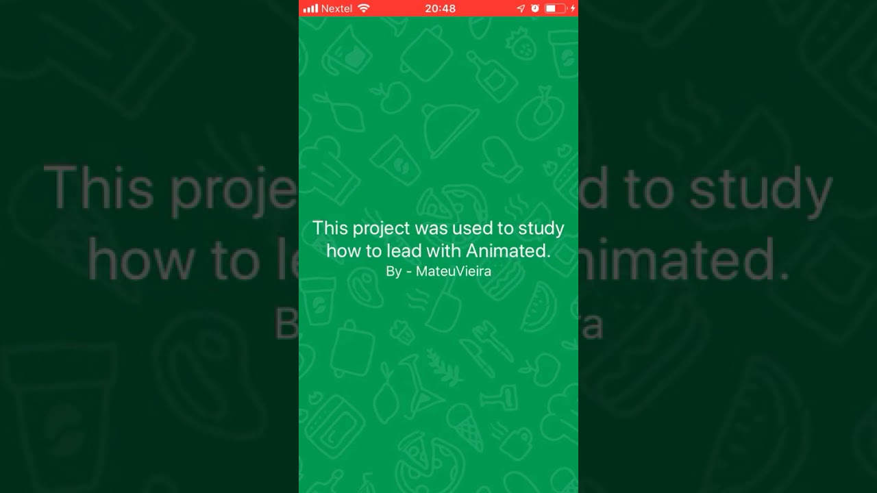 React Native - Background animeted