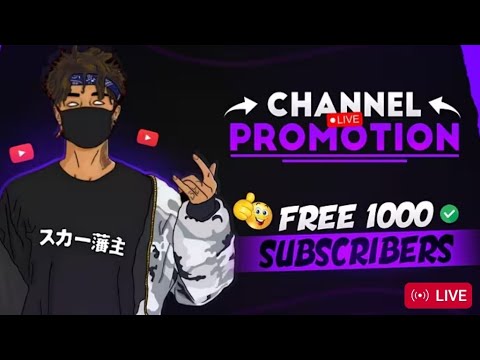 Live YouTube Channel Promotion | 1000 SUBSCRIBERS 2मिनट में #live @ManojDey @Techbaniyaji