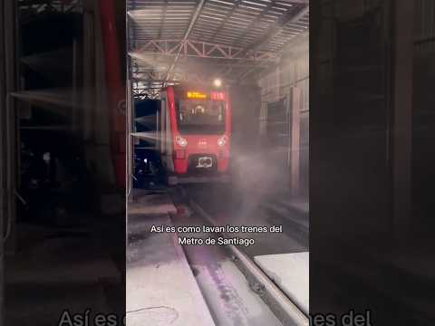 Lo que NO vemos del metro de Santiago 🇨🇱 #chile #metro #metrodesantiago #train #subway #tren