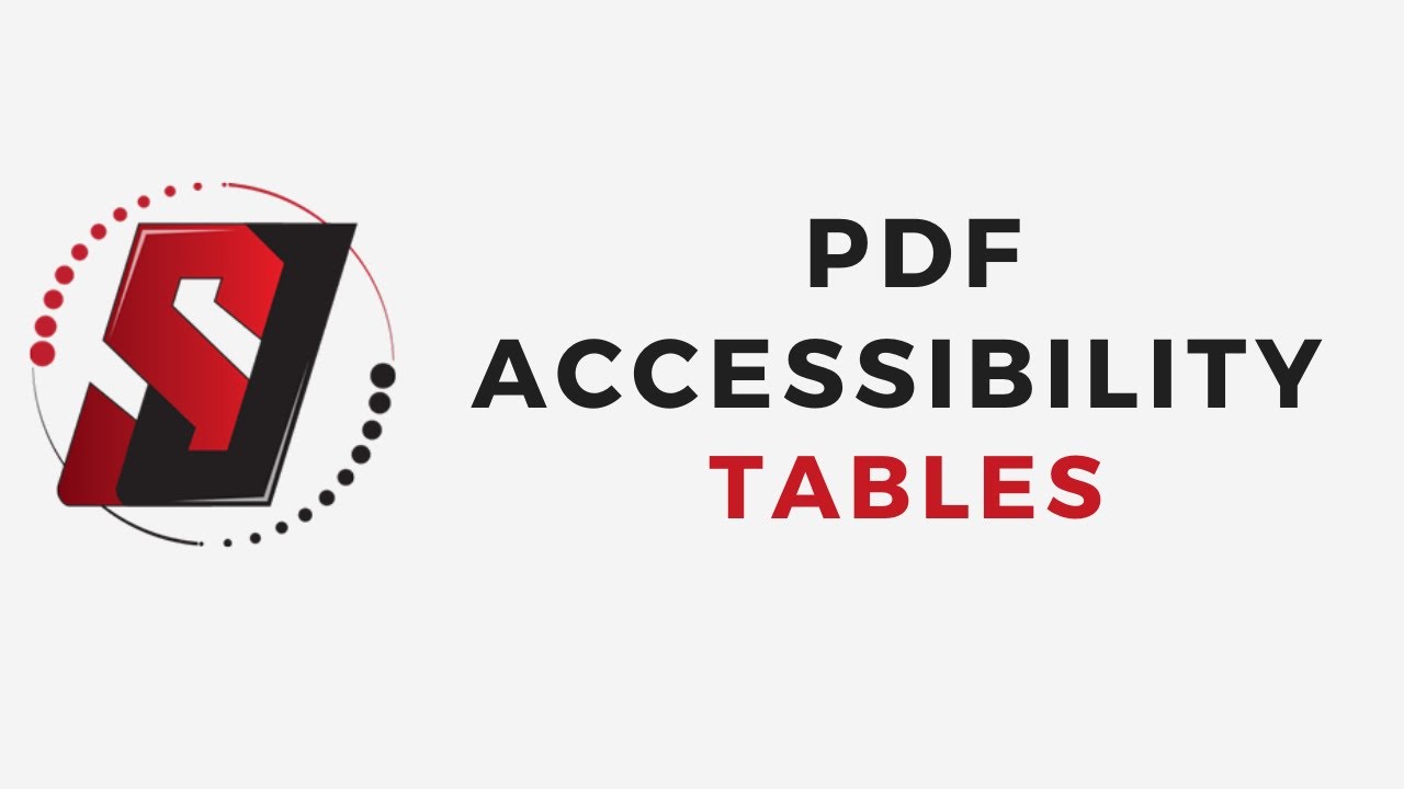 Adobe Acrobat Pro: Table Headers, Summary, and Accessibility