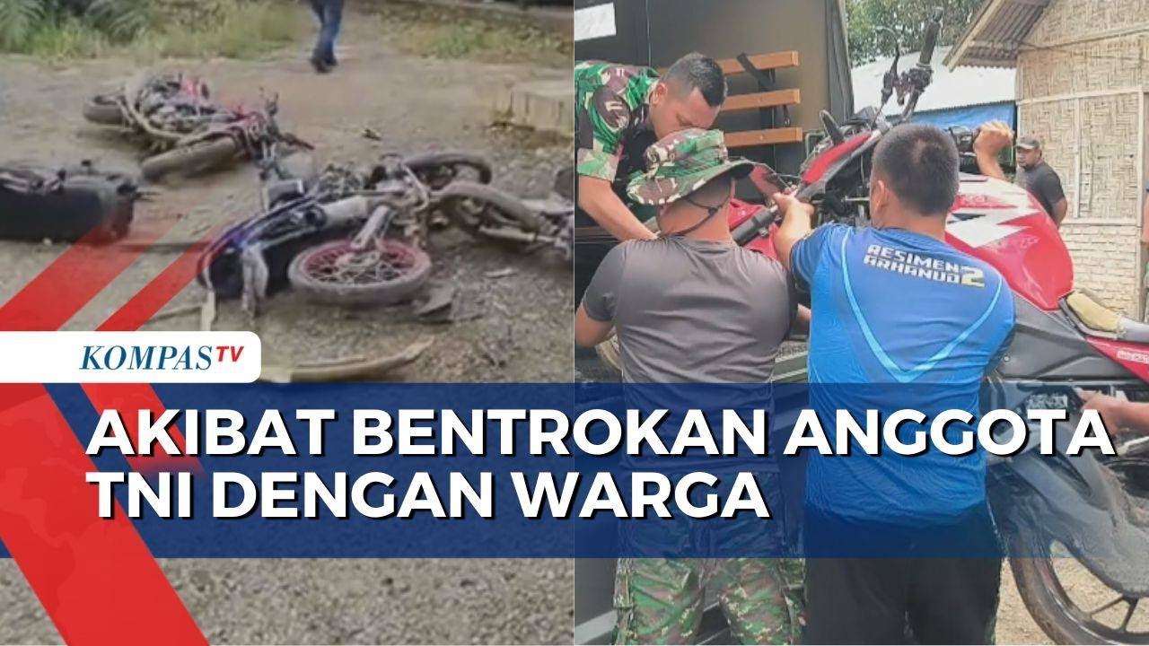 Kronologi Bentrokan Anggota TNI dengan Warga Berujung Perusakan di Deli Serdang