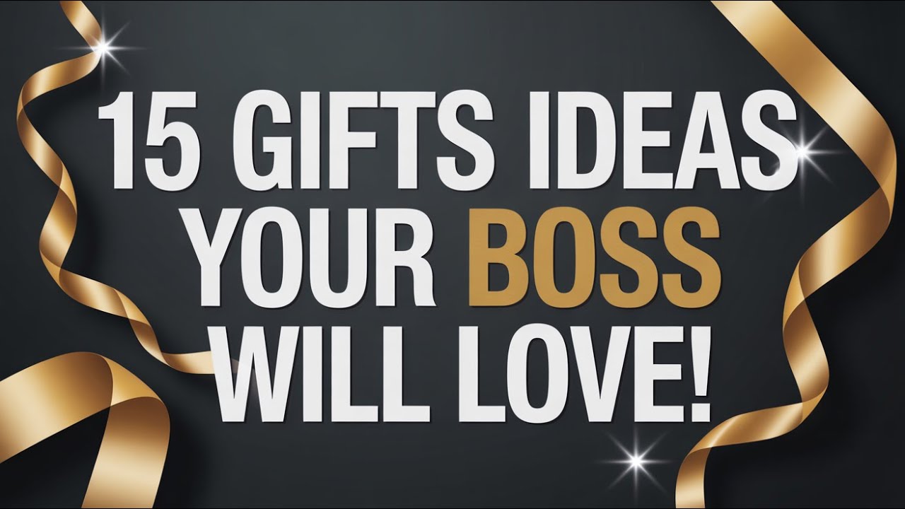 15 Thoughtful Gift Ideas for Your Boss 🎁 Professional & Appreciated. #giftforboss