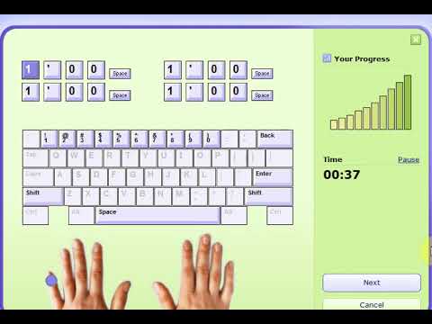 Typing Master Numbers Course Lesson 2