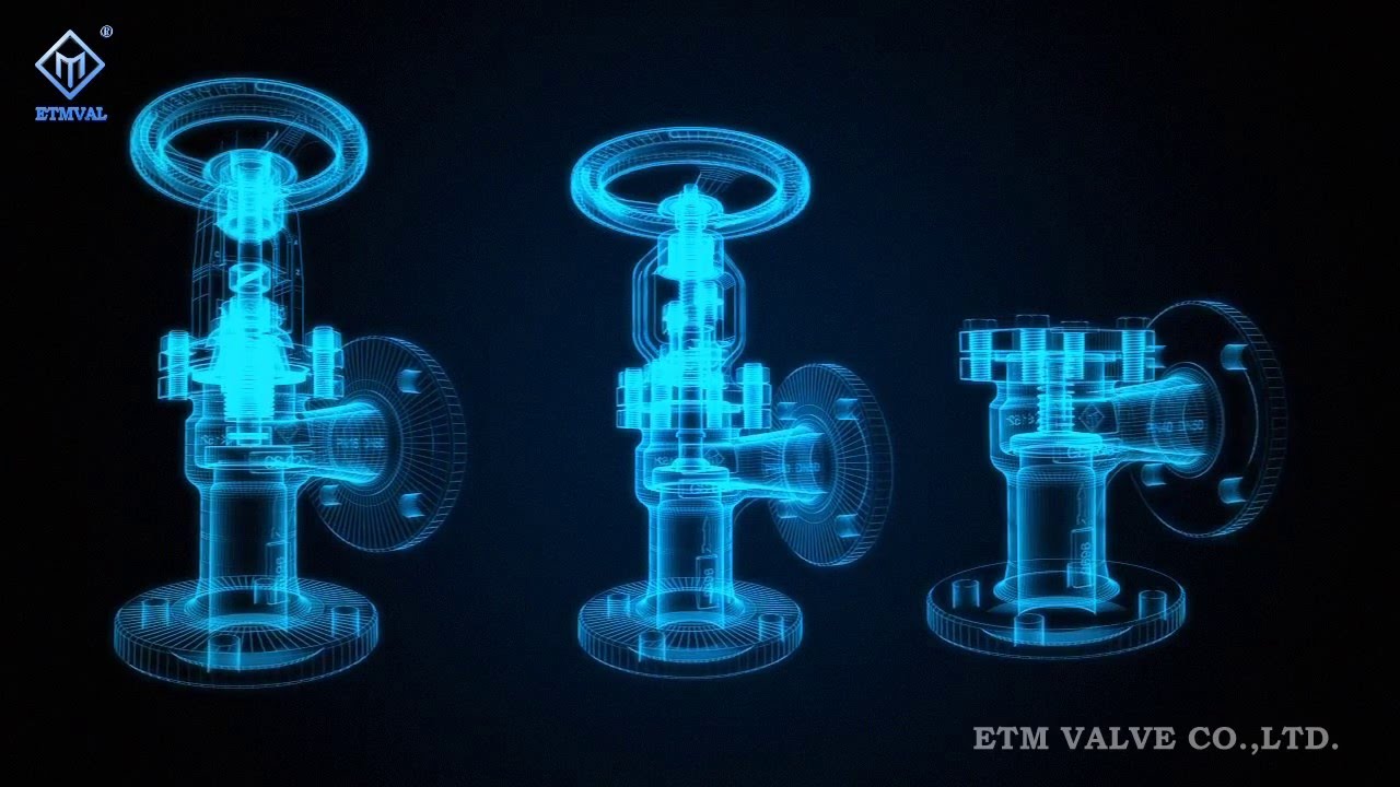 ETM DIN Angle Pattern Valve