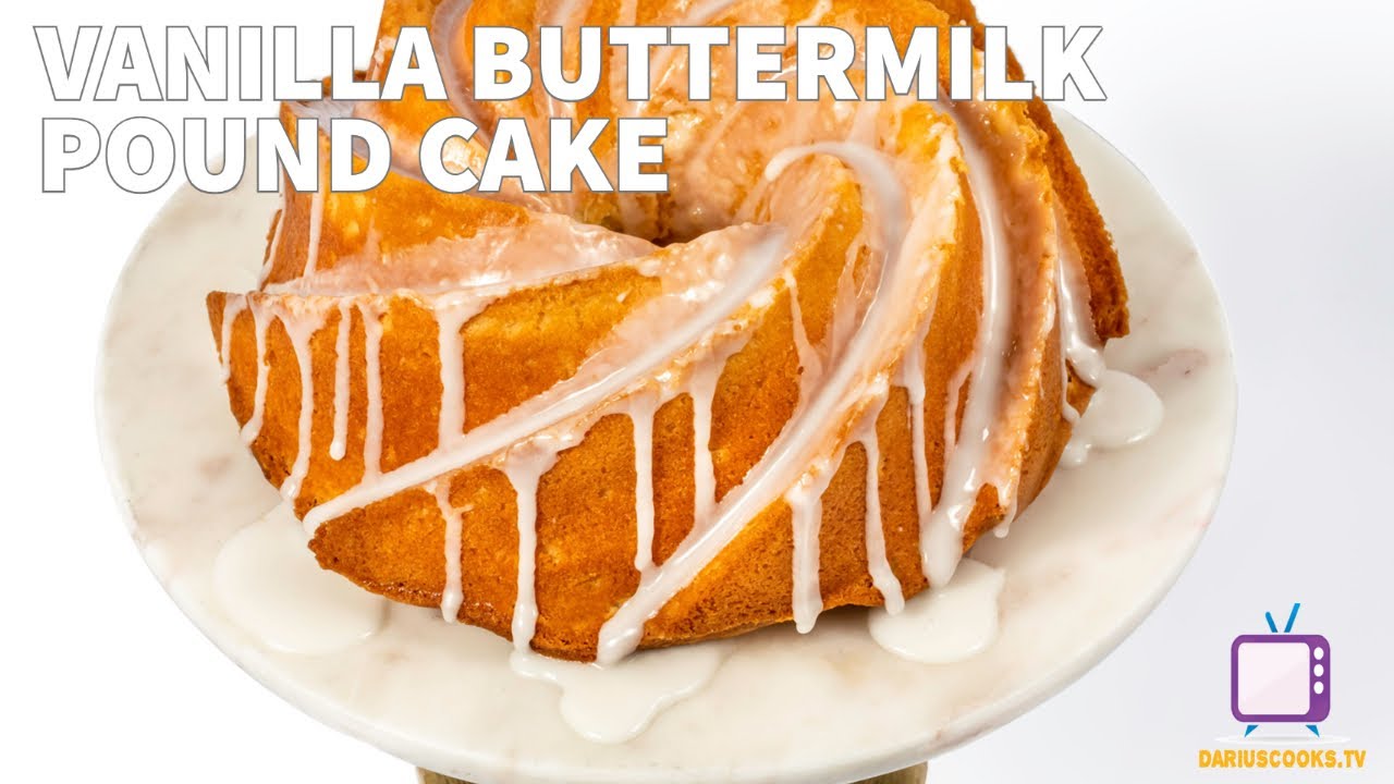 Vanilla Buttermilk Pound Cake
