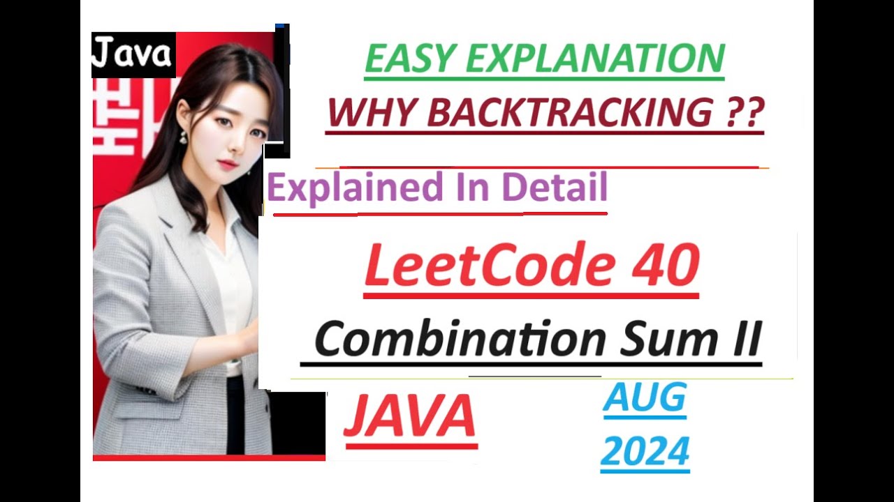 Combination Sum II | Leetcode 40 | BackTracking | Java Code | Developer Coder