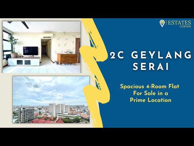 3 Room HDB for Sale in 2C Geylang Serai - 1,001 sqft