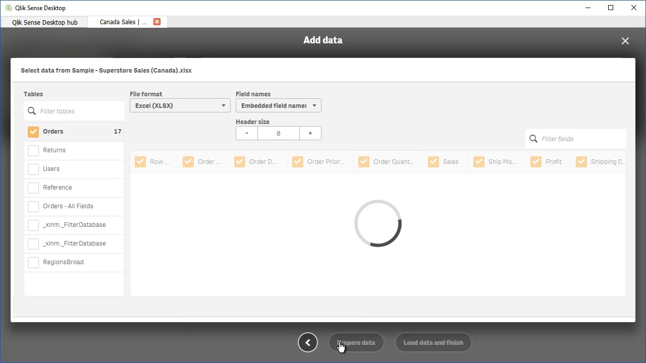 Qlik Sense - Basic Data Visualization