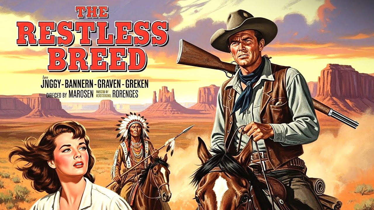 Scott Brady | The Restless Breed | Watch the Full Western Drama Movie!