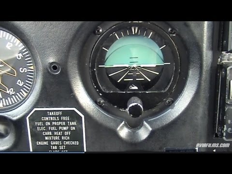 Piper Cherokee 28 140 Cockpit - takeoff and landing