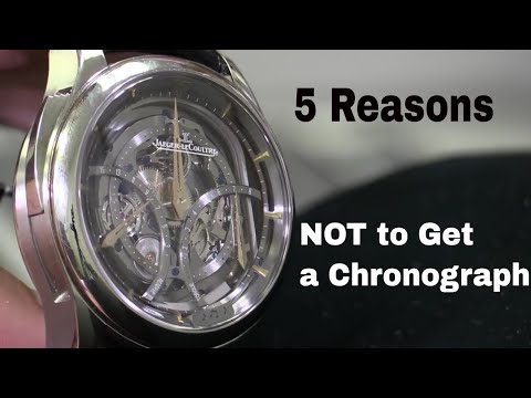 5 Reasons NOT To Get A Chronograph Watch - Do You Agree?