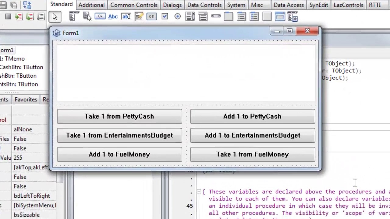 Learning Pascal Variables