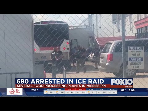 Immigrants arrested in Mississippi raids