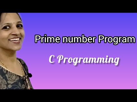 Prime number program in C