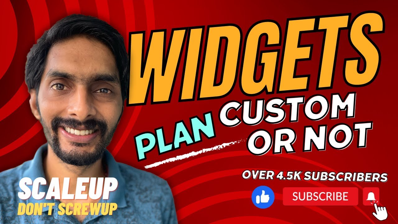 Scale up & Dont Screup - FlutterFlow - Plan your Widget Tree