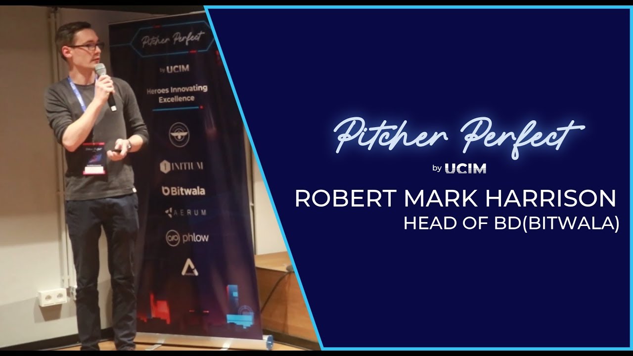 Bitwala ICO At Pitcher Perfect By UCIM | Robert Mark Harrison | Berlin Blockchain Event 2019