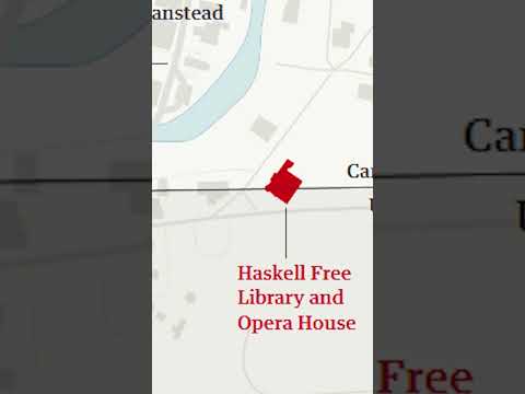 Library on USA Canada Border #houseonborder #raaztv #facts