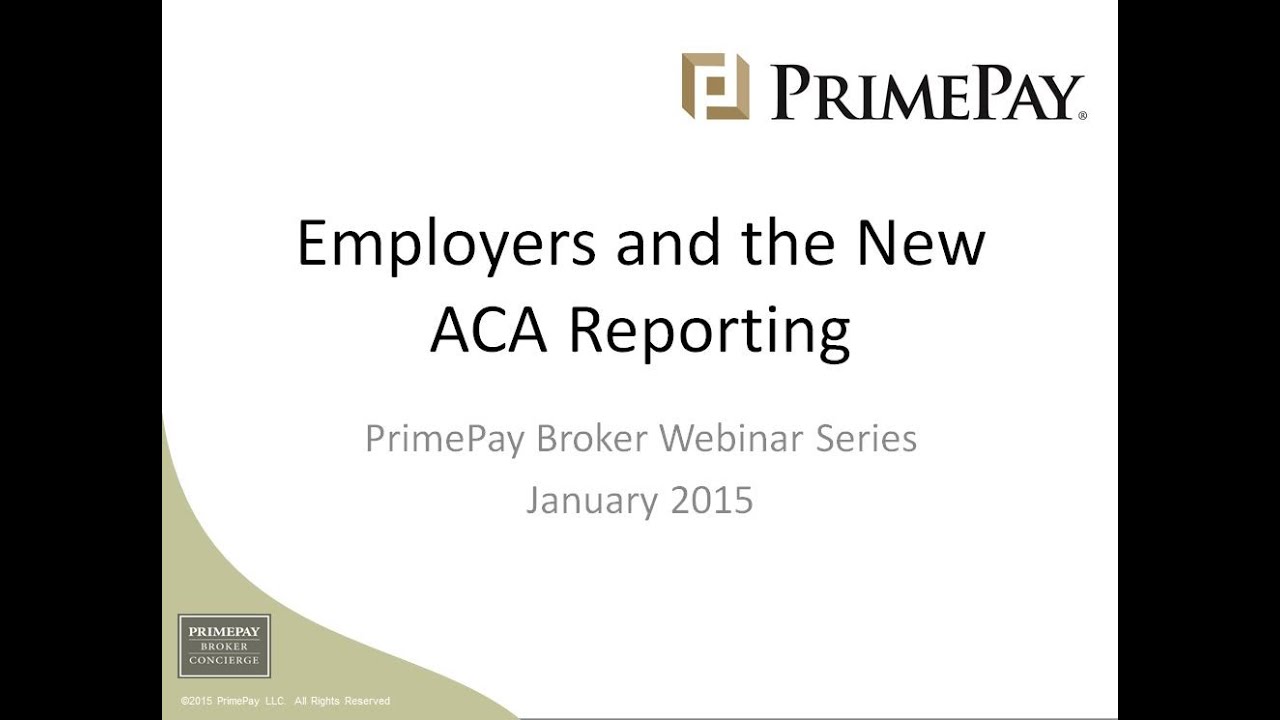 Employers and the New ACA Reporting