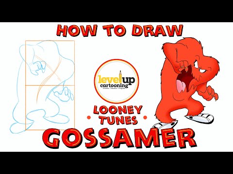 How to Draw Looney Tunes Gossamer Step by Step