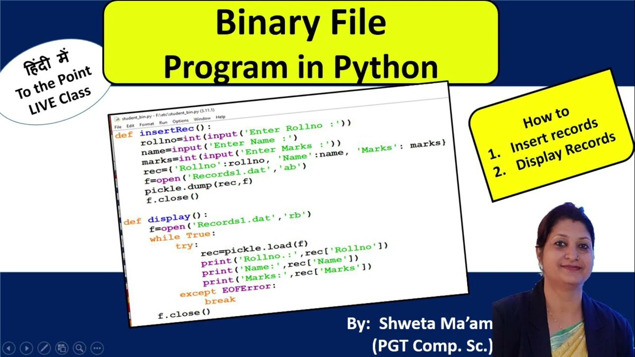 Append Data to Binary File in Python Programming